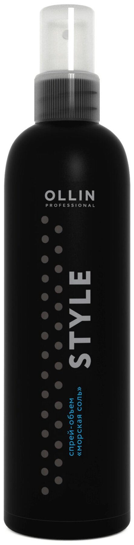 OLLIN / STYLE – Легкии спреи-объем для естественнои фиксации "Морская соль", 250мл