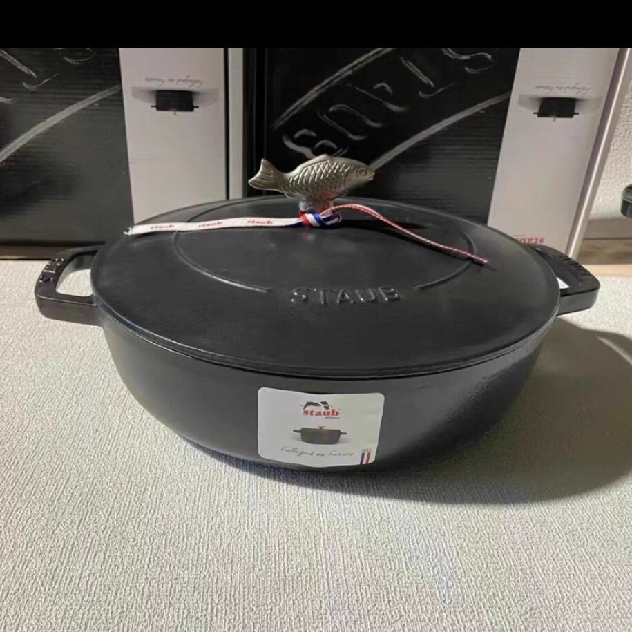 Котел пищевой , Чугун, 3,7 л,28cm*12,6cm.