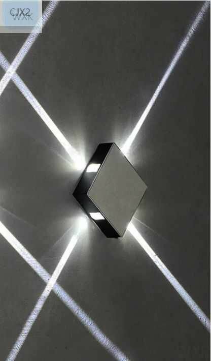 Настенный декоративный энергосберегающий LED светильник КВАДРАТWXK-CJX2