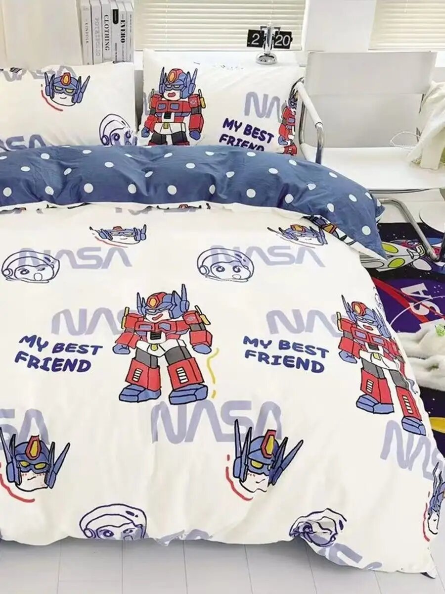 Постельное бельё Novella Евро 4 наволочки сатин