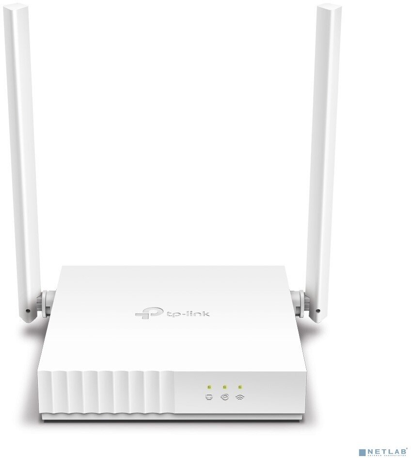 TP-Link TL-WR820N Wi-Fi роутер N300, до 300 Мбит/с на 2,4 ГГц, 2x5dBi антенны, LAN 2x10/100 Мбит/с, WAN 1x10/100 Мбит/с