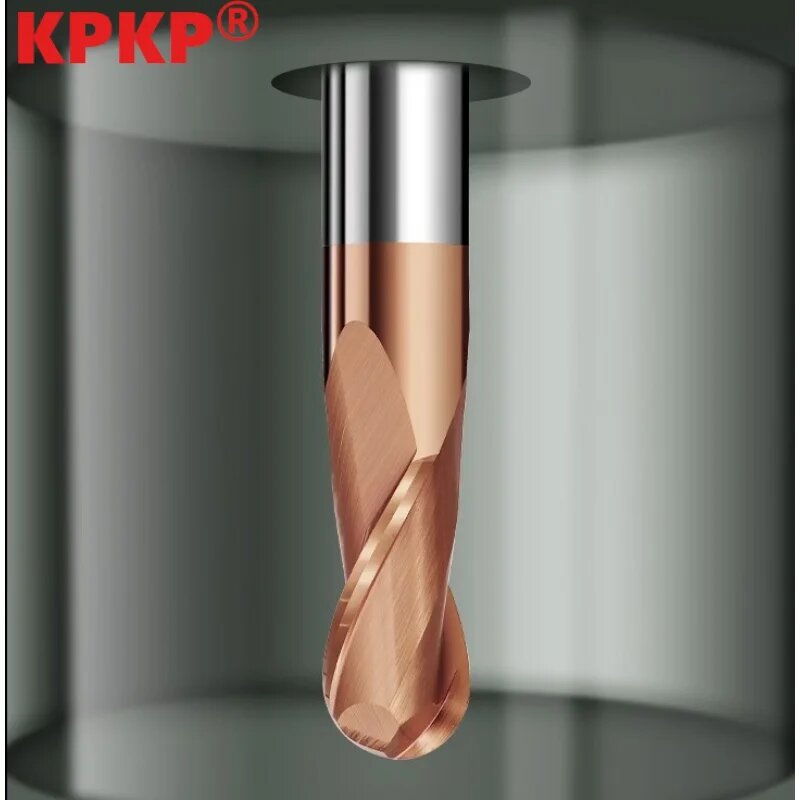 Концевая фреза HRC55, твердосплавная сферическая насадка R0.5, R1, R2, R3, R4, R5, R6, из вольфрамового сплава, кобальта R1XD4X50