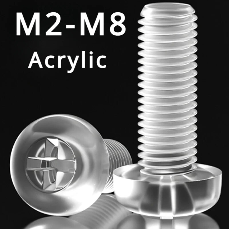 Винты крестовые акриловые M6х20 мм, 10 шт.