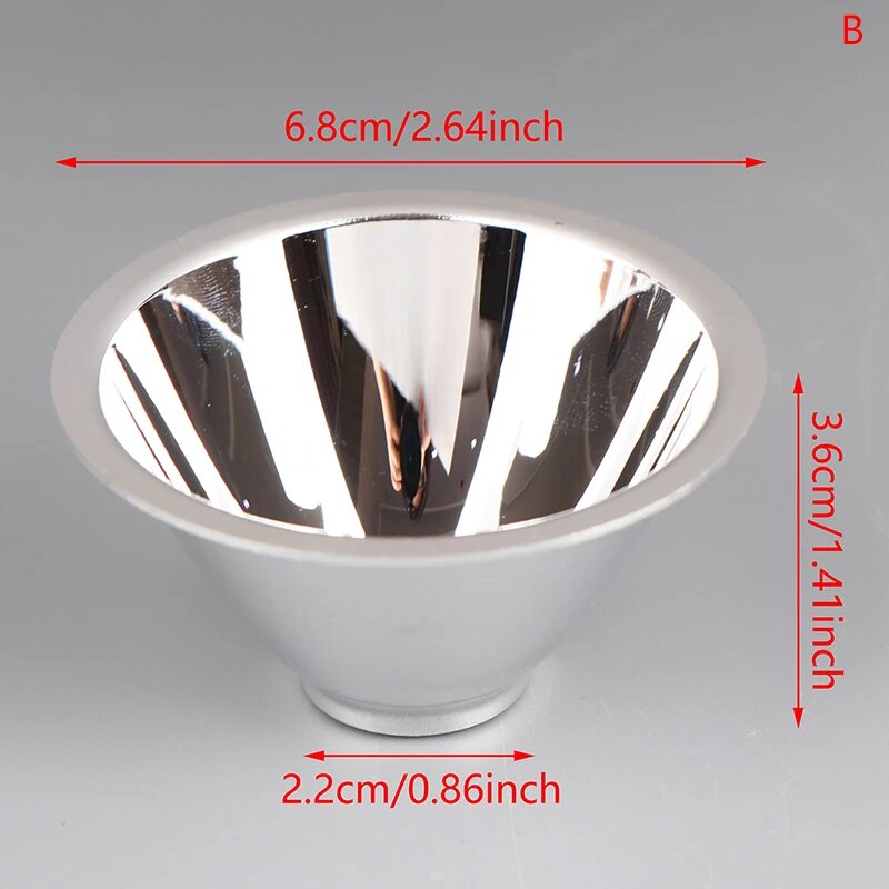 Отражатель светодиодный, корпус B, 6.8x3.6x2.2 см