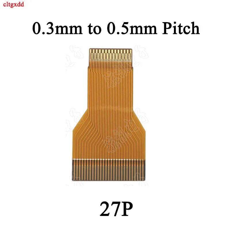 FPC гибкий кабель 27P, 0.3-0.5mm Pitch
