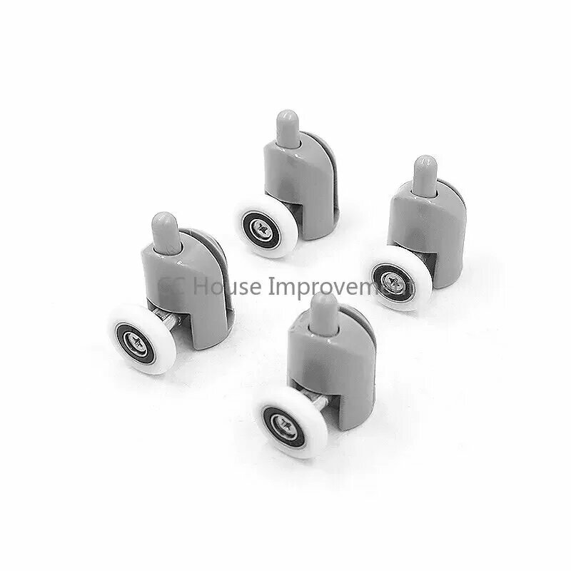Ролики для душевой двери, 23 мм, 4 шт, Цвет: 4pcs lower