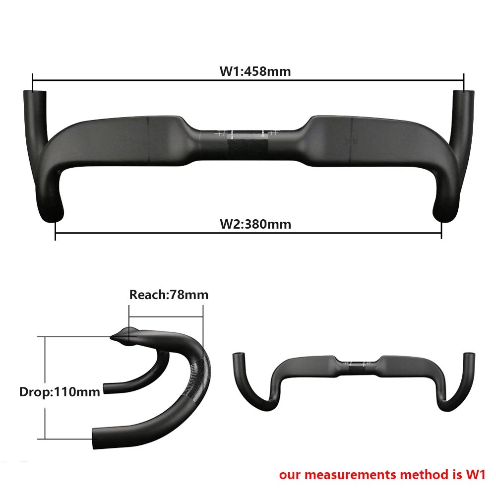 Руль RXL SL для горных велосипедов из углеродного волокна Black Line Matte 458