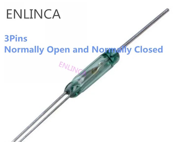 ENLINCA Герконовый переключатель 3-контактный 2,5х14 мм 5pcs