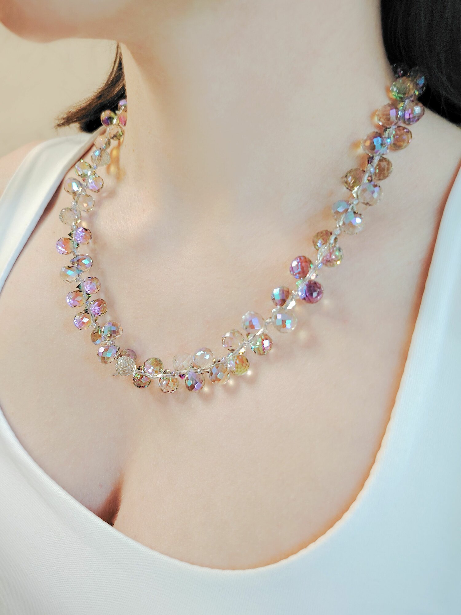 Бусы, хрусталь, стекло