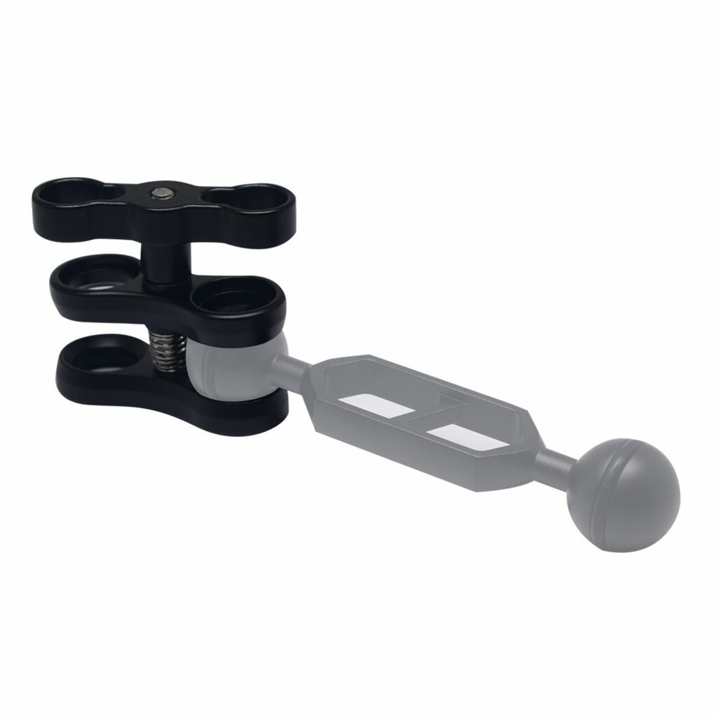 Держатель для подводной камеры с фонарем и креплением