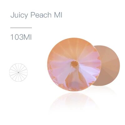 Стразы PIPATIAN Rivoli Juicy Peach MI, 103MI, оранжевый