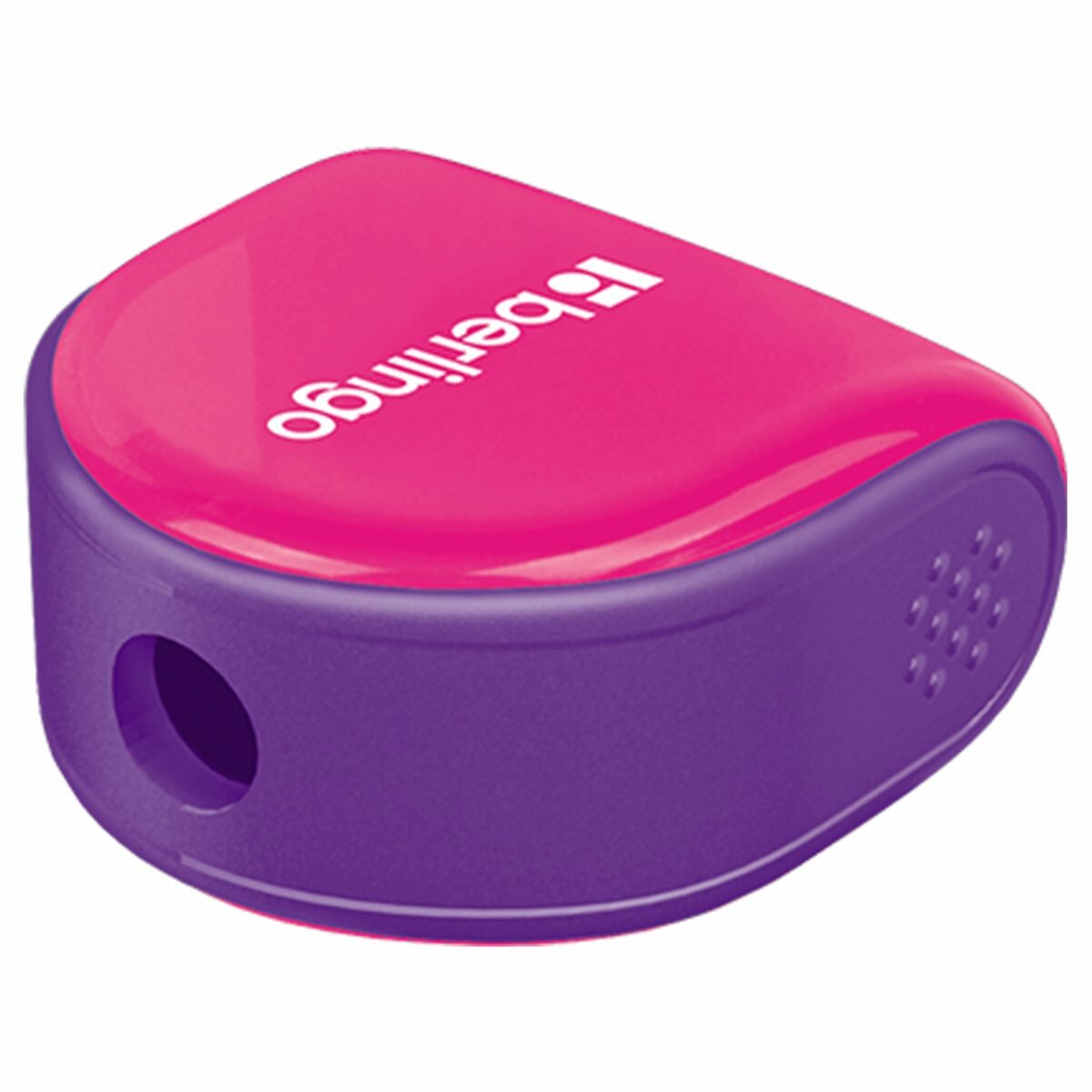 Точилка ручная пластиковая Berlingo Fuze Ergo (1 отверстие, с контейнером) (BBp_15018), 1шт.