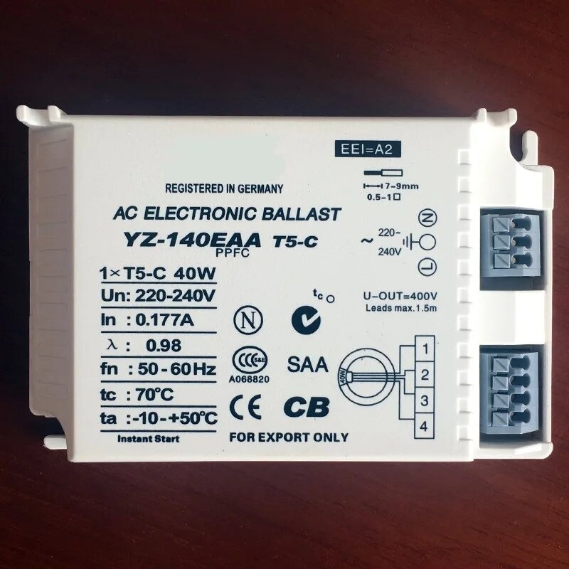 YZ-140EAA 40W 220-240V AC электронный балласт для стандартного релятора кольцевой лампы