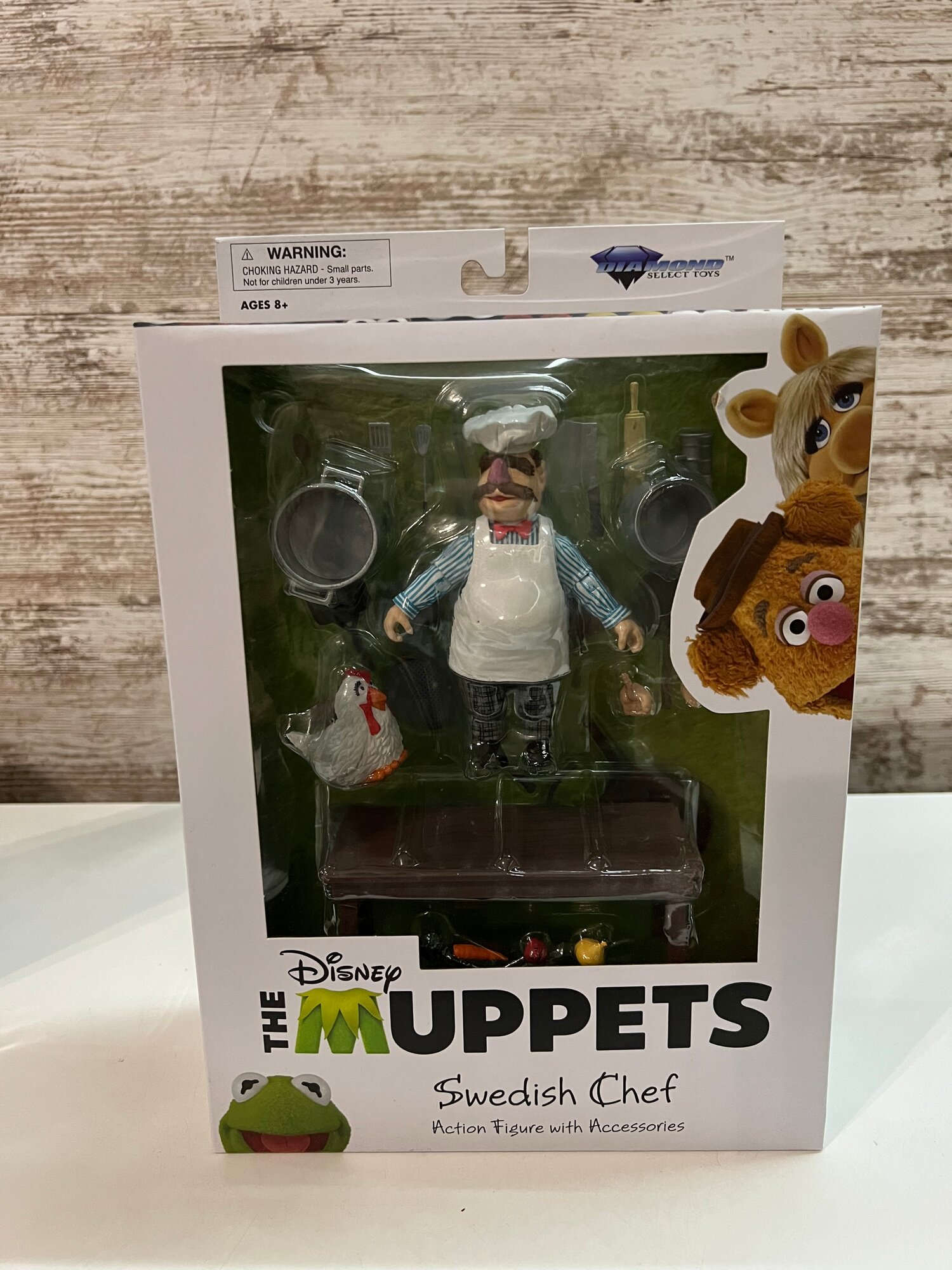 Фигурка Маппеты The Muppets Swedish Chef 12 см в комплекте аксессуары от Diamond Select