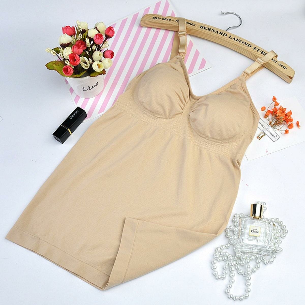 Жилет для кормления грудью + бюстгальтер Корректирующее белье Послеродовой топ для поддержания живота без стального кольца с подушечкой спереди на пряжке для кормления