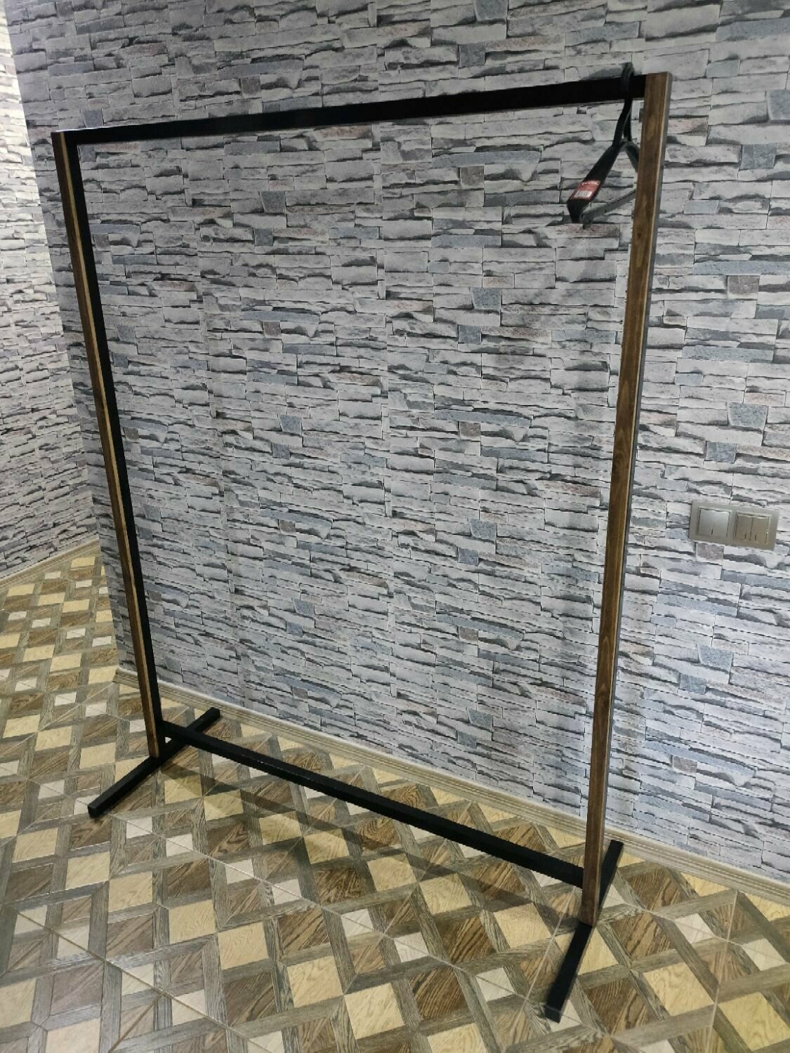 Вешалка "EasyLOFT" в стиле лофт, напольная для верхней одежды, 130х50х160 см.
