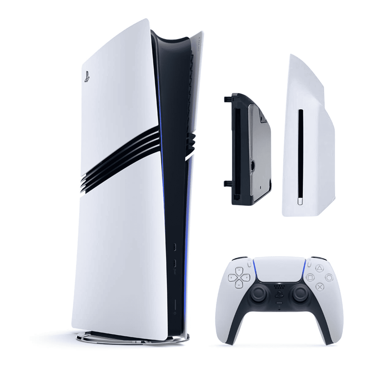 Игровая приставка Sony PlayStation Pro Digital Edition, 4K 2000GB SSD, без дисковода + дисковод в комплекте