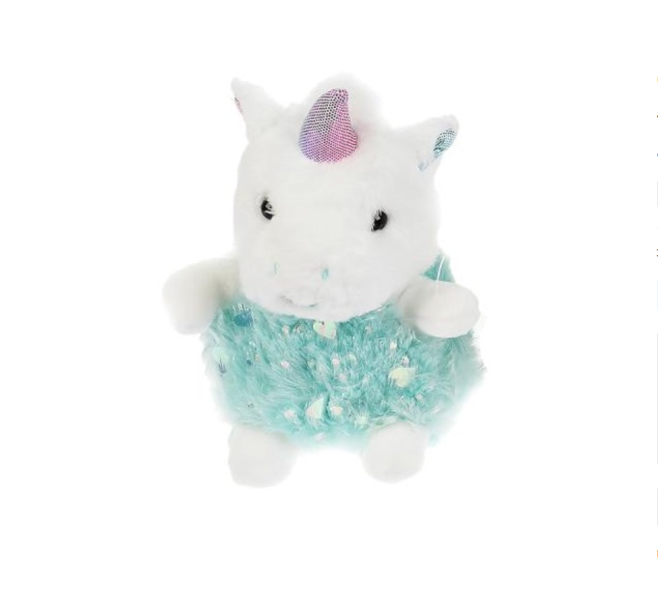 Мягкая игрушка Добрые игрушки Волшебный единорог в бирюзовом, 14 см, без чипа S20178NS-D