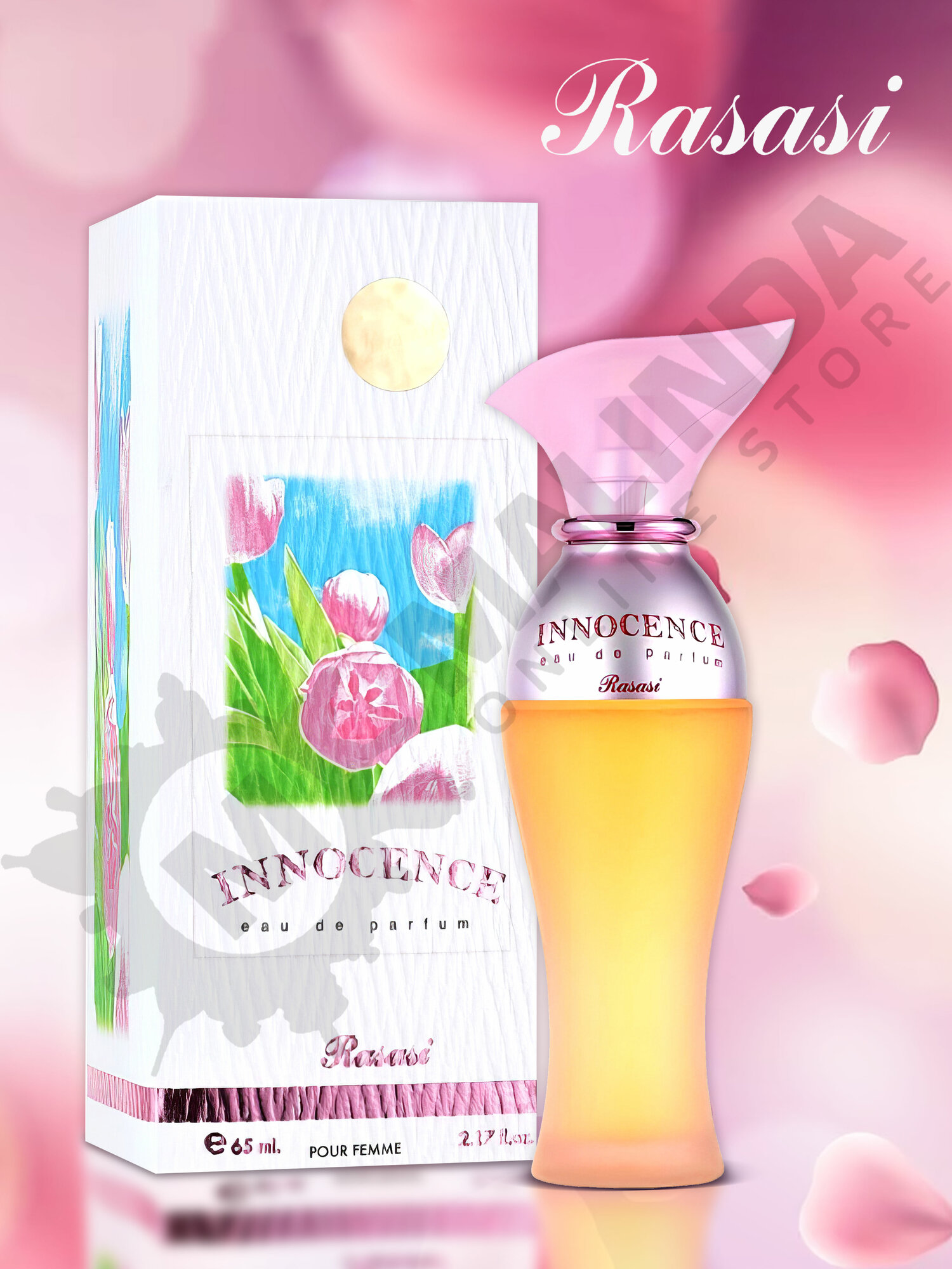 Парфюмерная вода для женщин RASASI "Innocence", 65 мл, ОАЭ