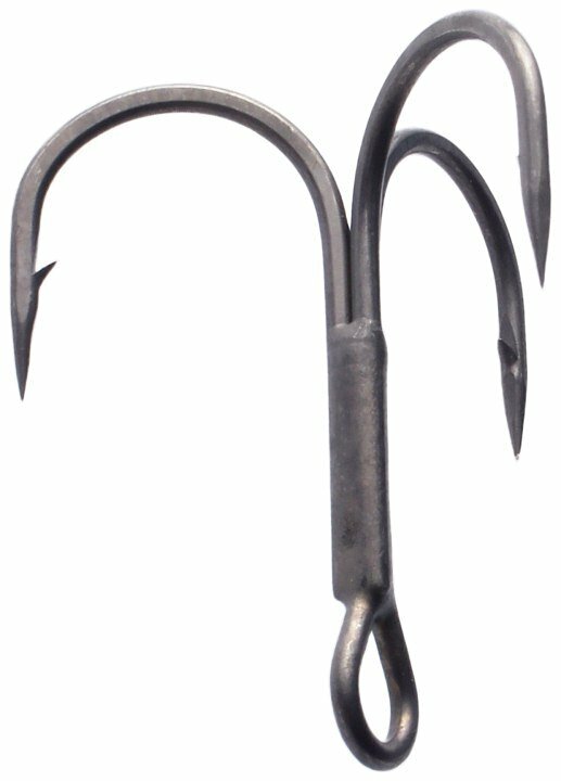 Nautilus тройной крючок 1X Round Premium Series 6063SS №1 4 шт для морской рыбалки