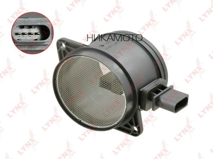 LYNXAUTO DM1471 Датчик расхода воздуха (ДМРВ) BMW 3(E90) 3.0D 06-11 / X3(E83) 2.0D-3.0D 08-11 / X5(E70) 3.0D 06-