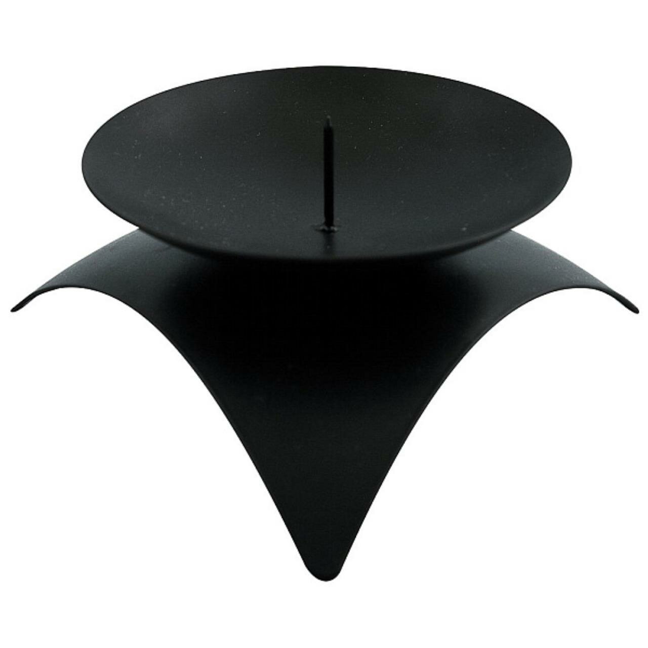 Подсвечник Мультидом "Гармония", металлический, черный, 12/5,5*3,5 см