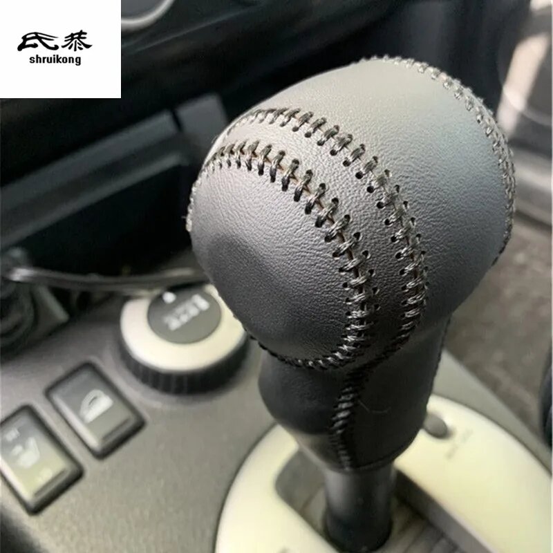 1 шт, чехол для рычага переключения передач из натуральной кожи для Nissan Qashqa J10 X-Trail T31, автомобильные аксессуары