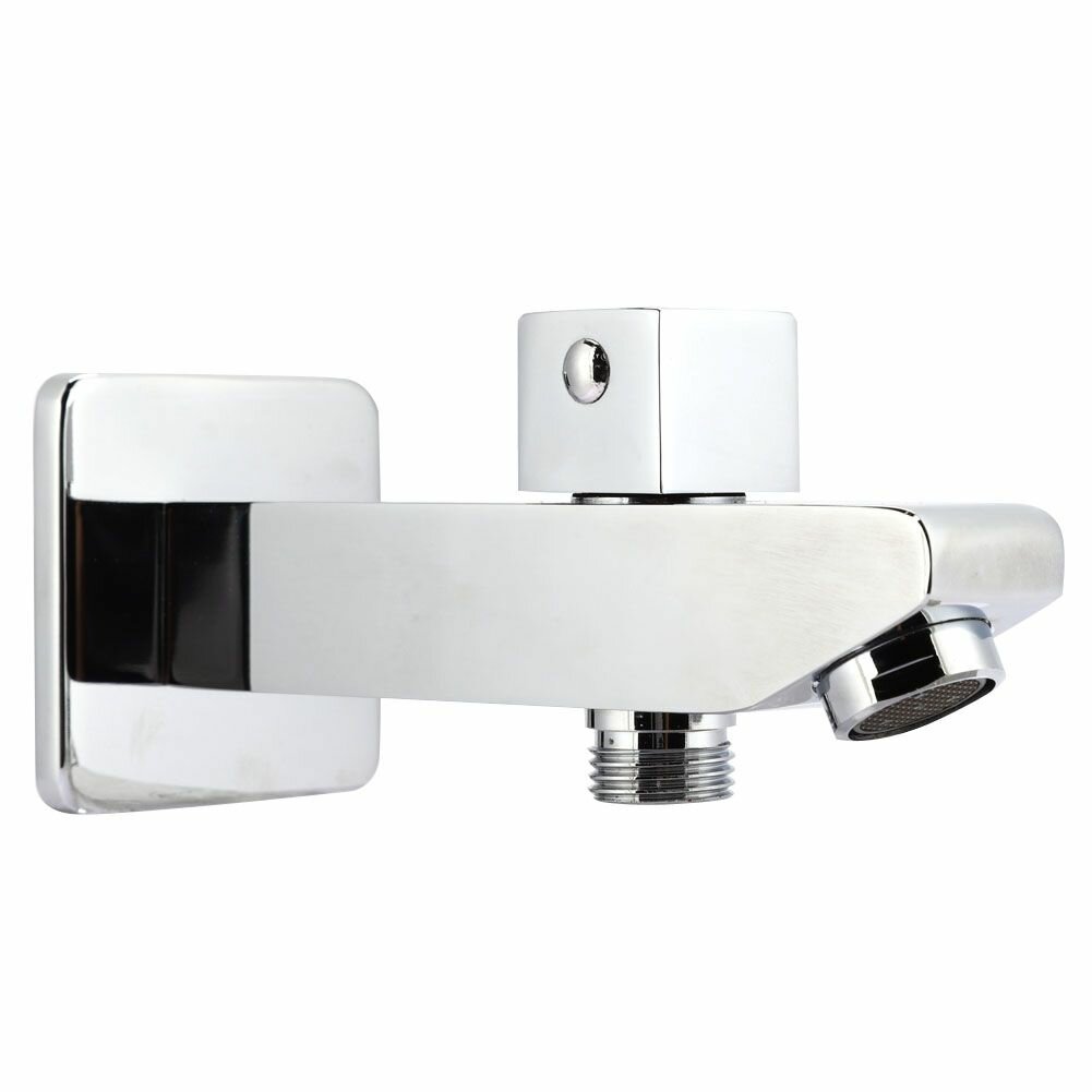 Медь с резьбой G1/2 дюйма, скрытая установка, двойной функциональный смеситель для душа, излив, аксессуар для душа