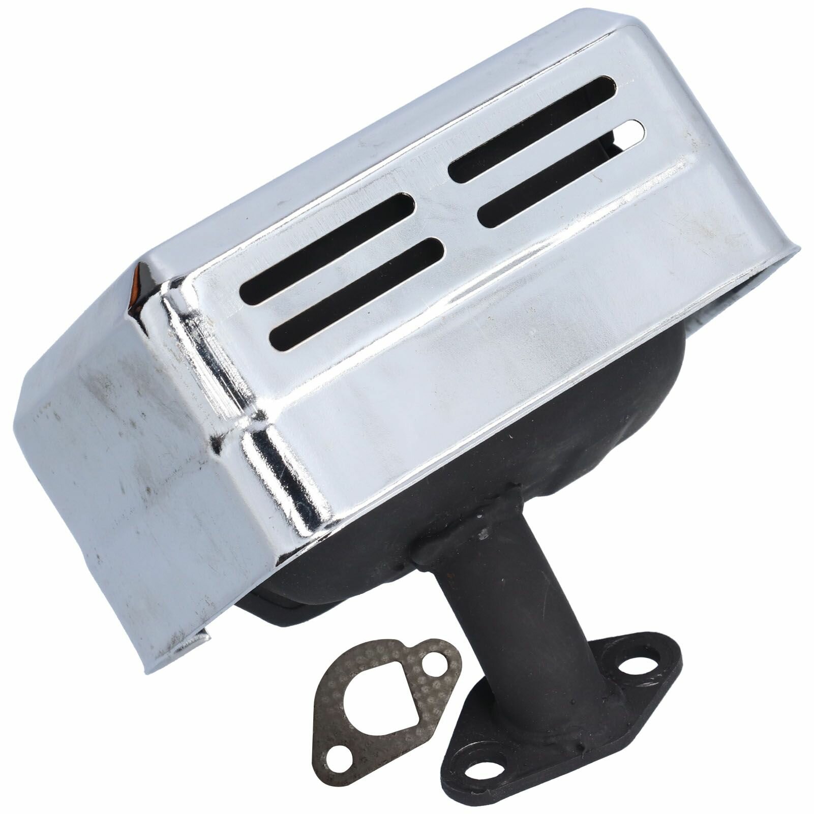 Глушитель выхлопной системы в сборе, комплект аксессуаров для металлического глушителя с шайбой для GX160Silver