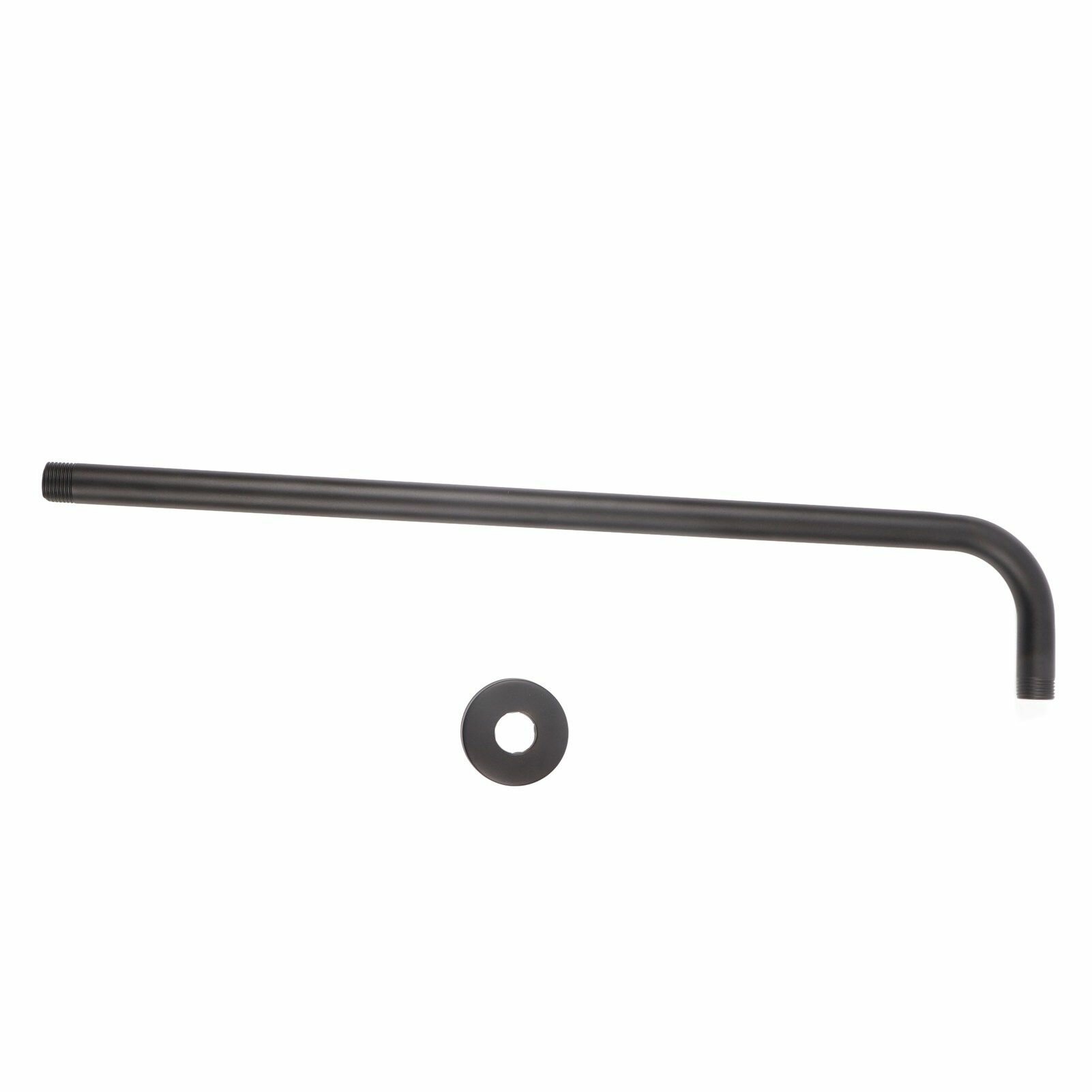 Душевой кронштейн из нержавеющей стали, удлинительная трубка для душевой насадки для ванной комнаты, аксессуары для душа, черный 52 см