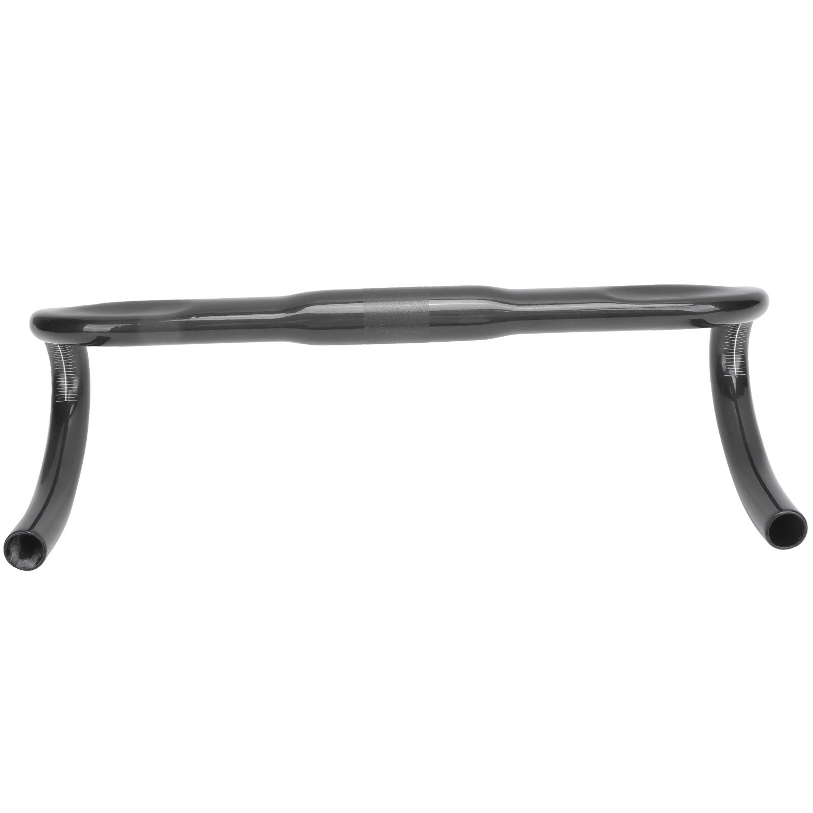 Карбоновый Руль: Вес 496 Грамм Аэродинамический Дизайн - Эргономичный Профиль для Комфорта Велосипедный Руль для Шоссе - Прочный Карбон для Контроля на Длинных Дистанциях для Велосипедистов-Энтузиастов