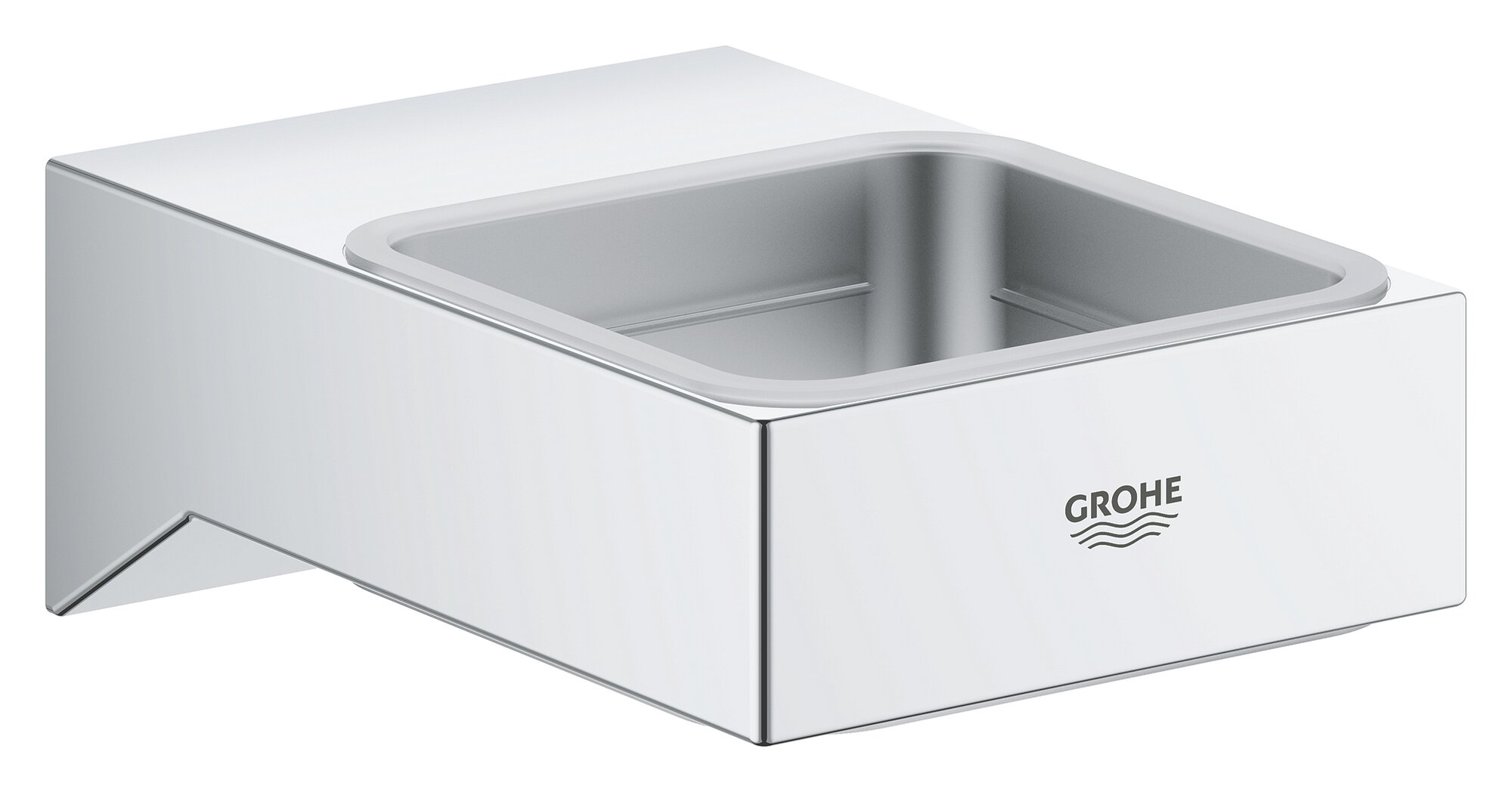 Держатель для стакана, мыльницы, дозатора для жидкого мыла Grohe Selection Cube 40865000, в ванную комнату