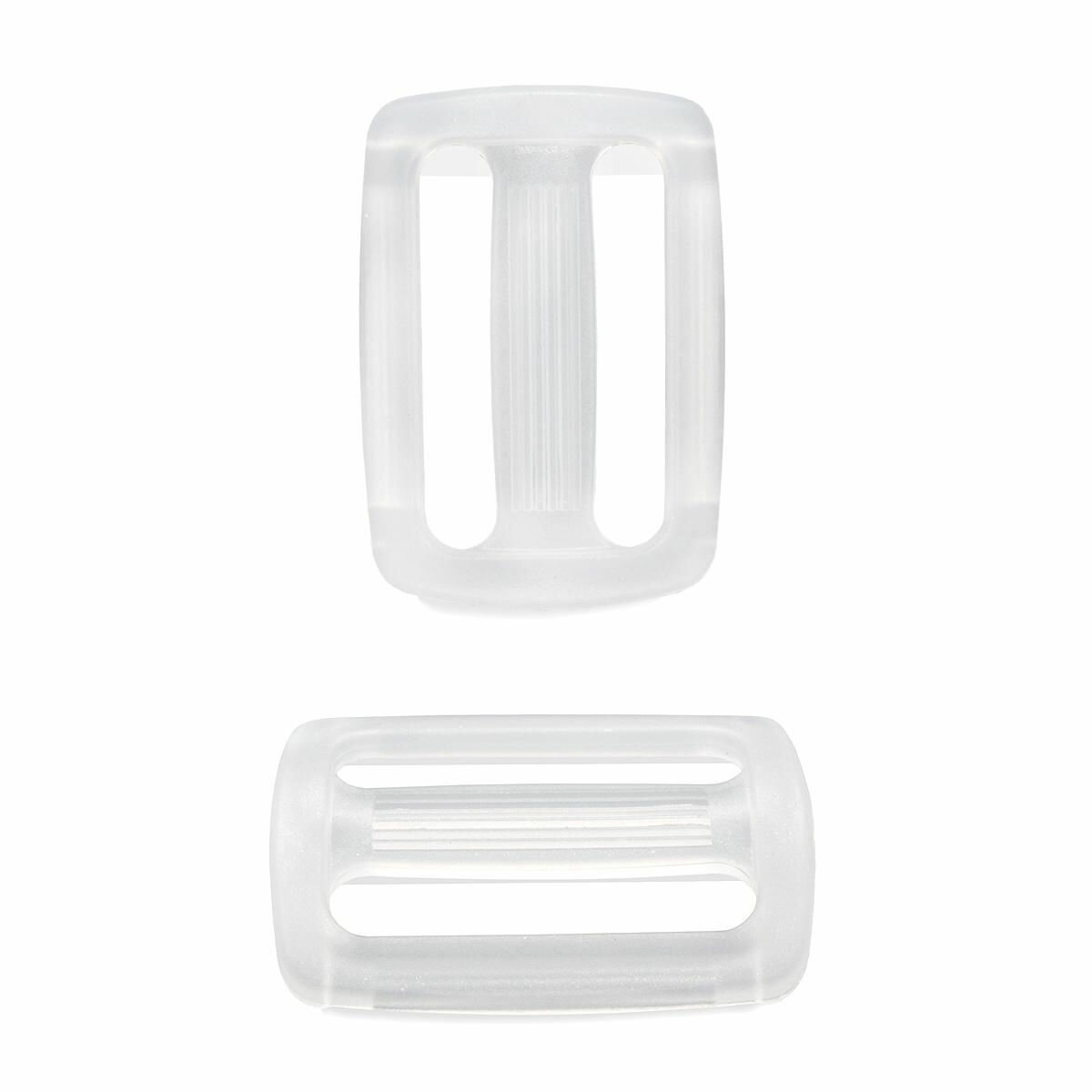 Пряжки айрис Прозрачные, пластик, 30 мм, ДЩ-30, 100 шт