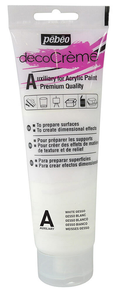 Грунт декоративный Pebeo decoCreme, 120 мл, белый