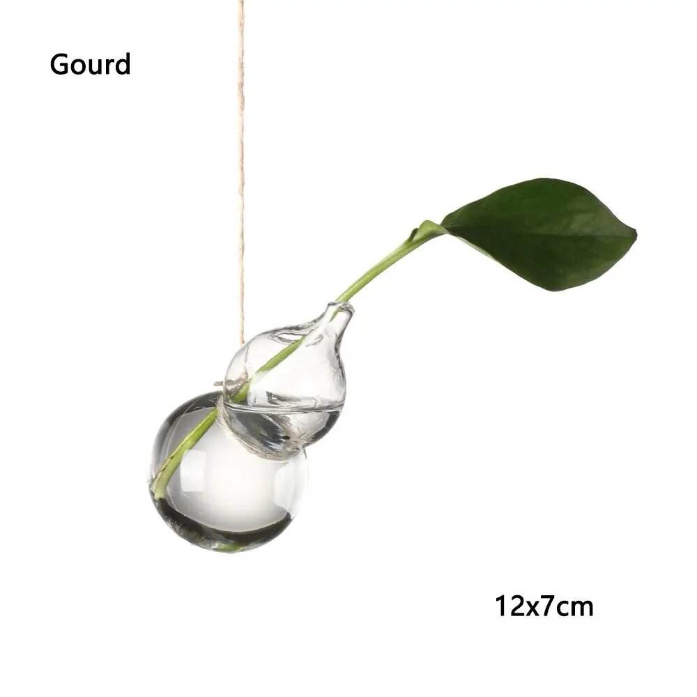 Подвесная ваза из стекла тыква Gourd (12x7cm)