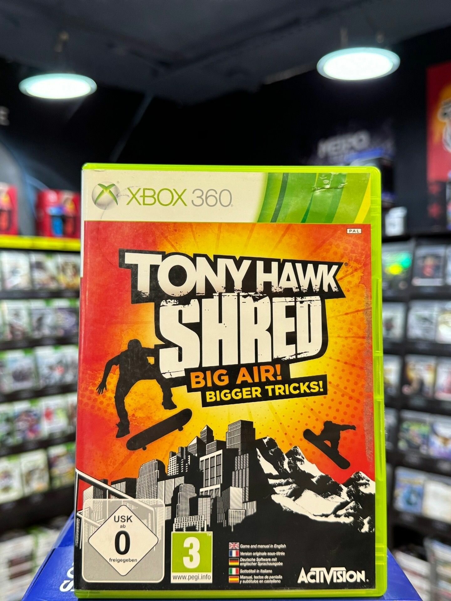 Игра Tony Hawk Shred Big Air (Xbox 360) (Disk Only) (Box)