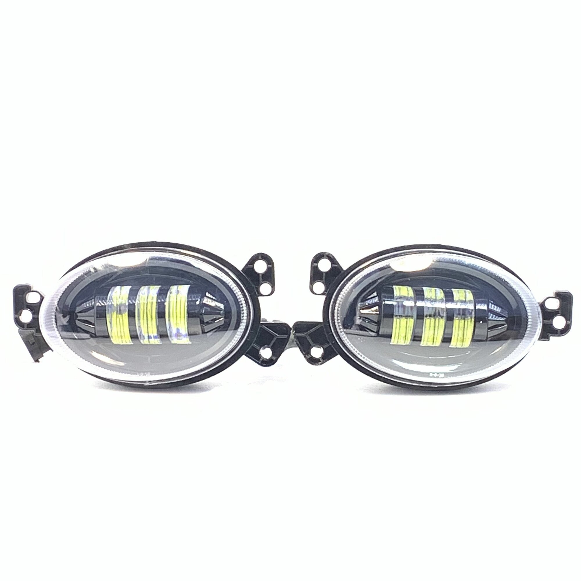 ПТФ Mercedes 50W 1 Режим белый свет / Противотуманные фары автомобильные светодиодные / туманки LED ПТФ на авто Мерседес / комплект 2 шт