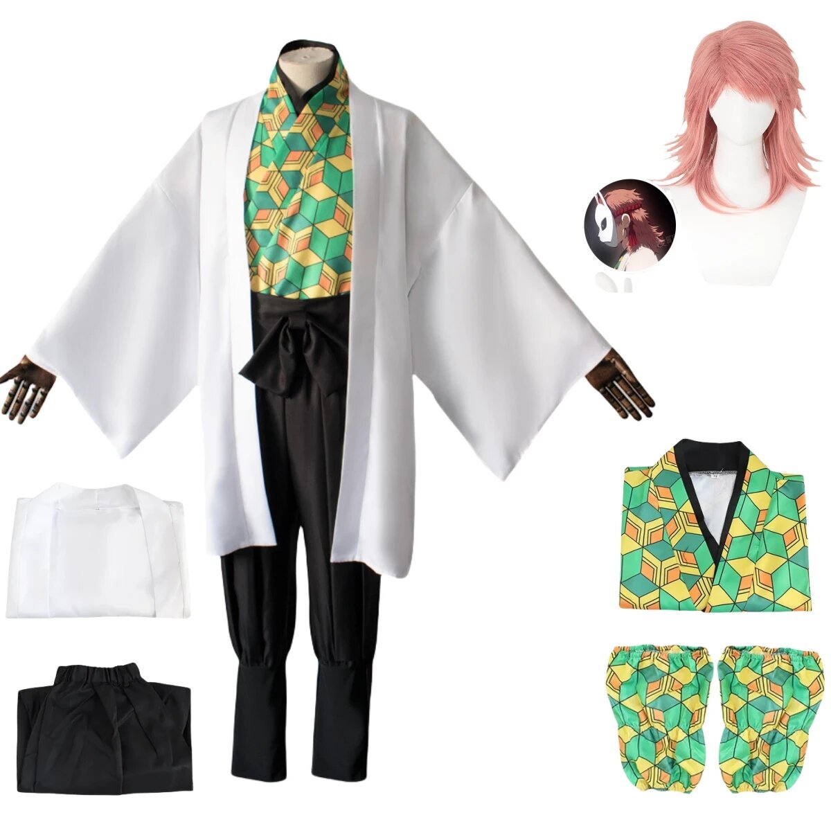 Сабито костюмы для косплея игровой костюм комиксов набор персонажей Хэллоуин вечерние костюм убийцы демонов комплект GW0214