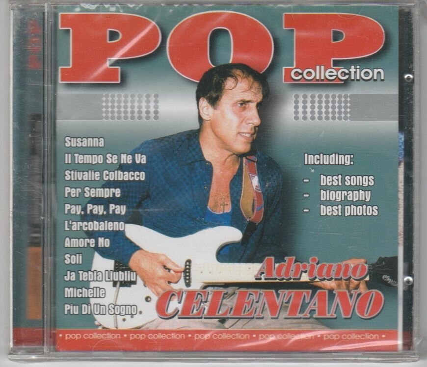 Adriano Celentano - POP Collection (Лучшие хиты) CD диск