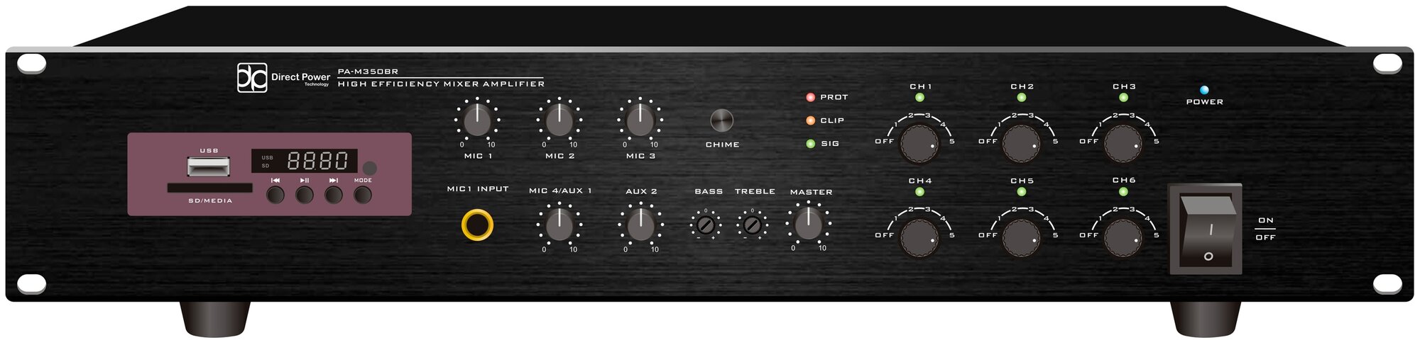 Direct Power Technology PA-M350BR 9 мм 48 мм