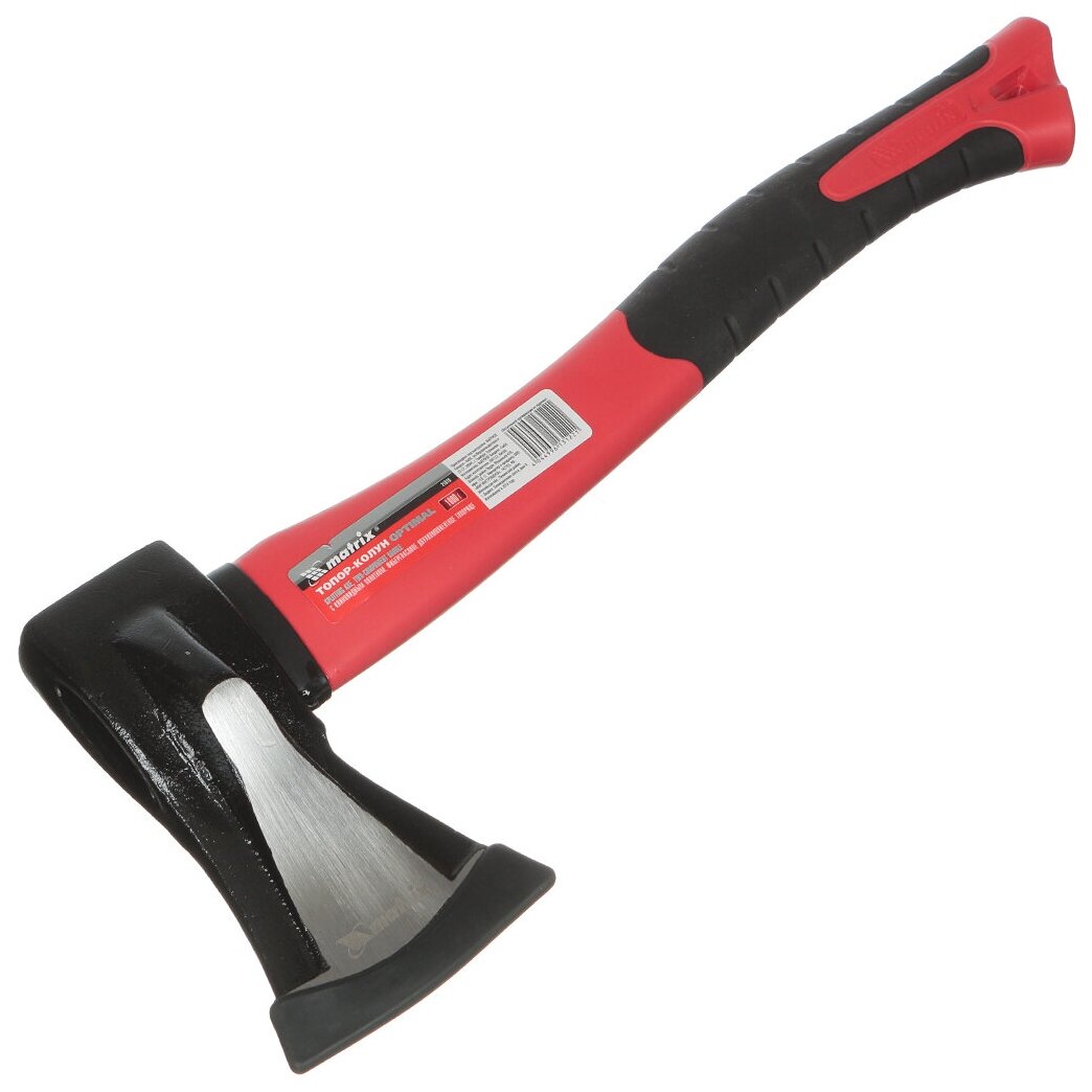 Топор-колун Matrix, клиновидное полотно, рук стеклопластик, обрезин, 1 кг, 400 мм, 21819