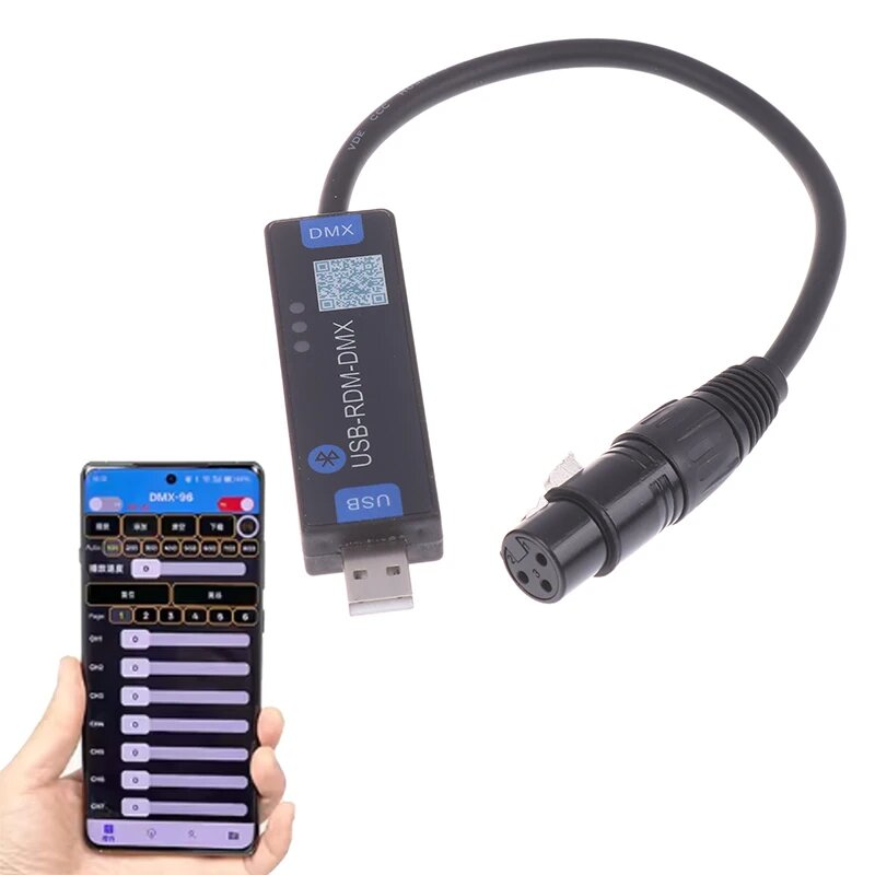 Беспроводной Bluetooth DMX-контроллер USB-RMD-DMX для Android