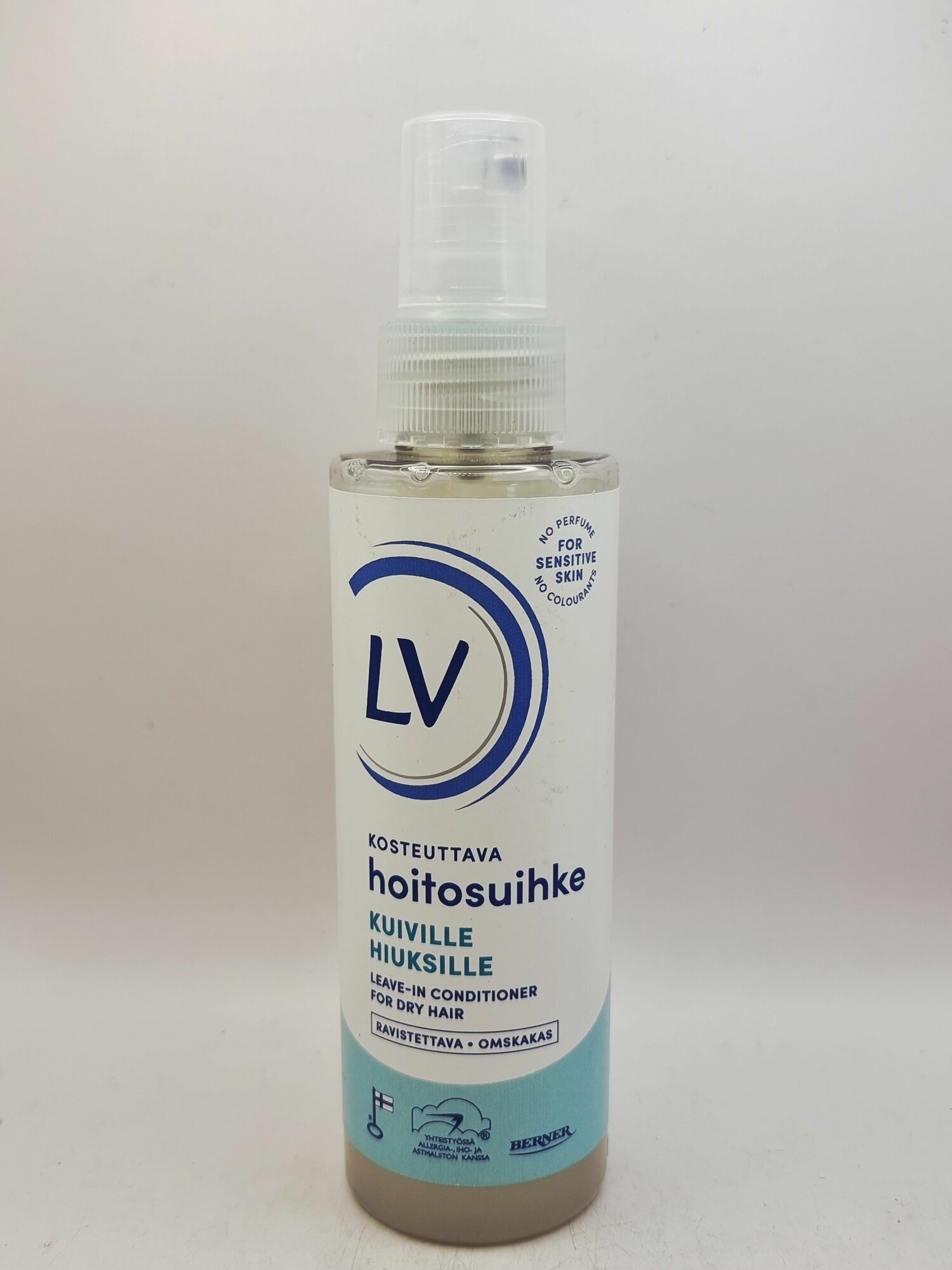 LV Увлажняющий лечебный спрей для сухих волос 150 мл (из Финляндии)