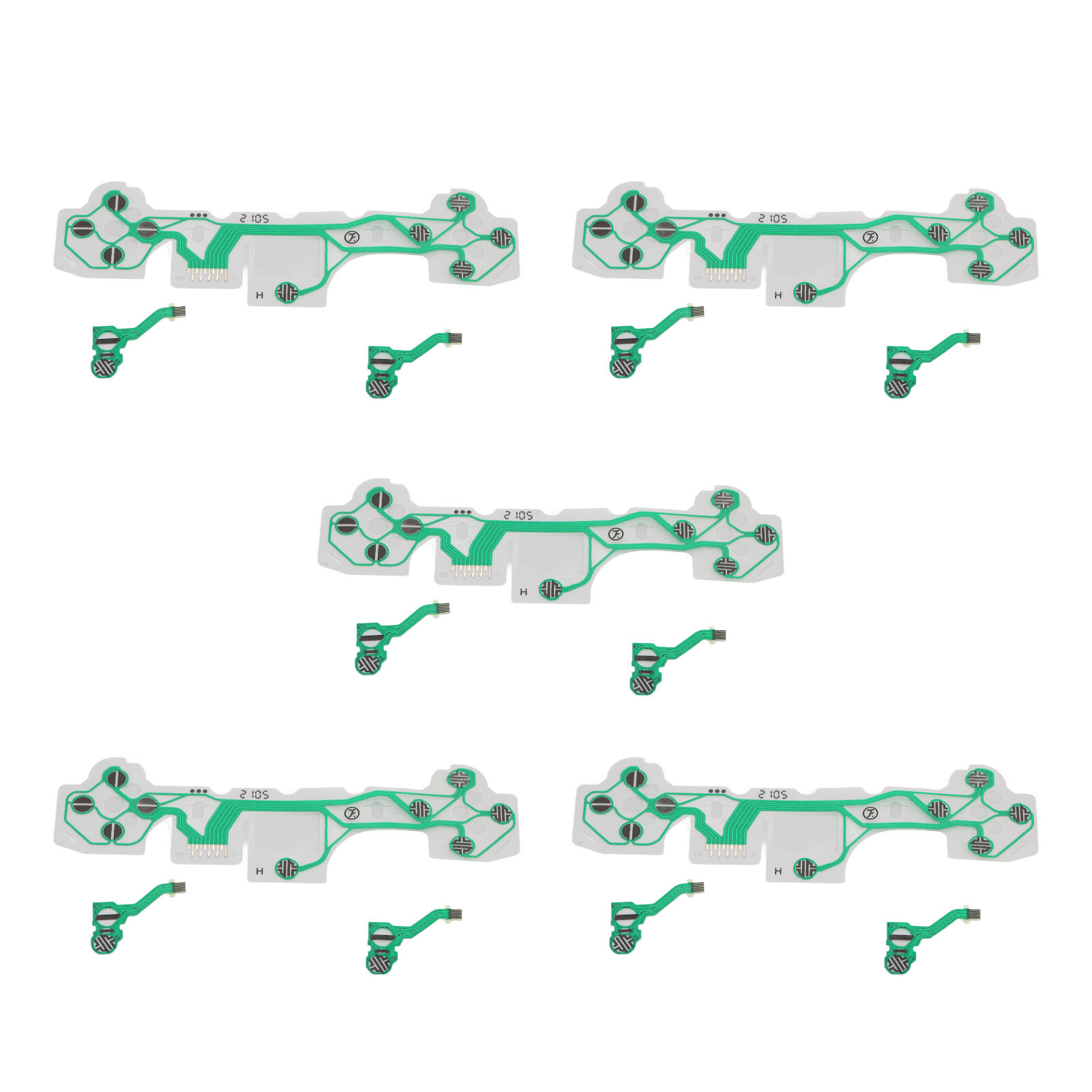 5 комплектов гибких ленточных кабелей для замены контроллера PS5, кабель FPC для ручки геймпада, токопроводящая пленка для ремонта игрового контроллера PS5