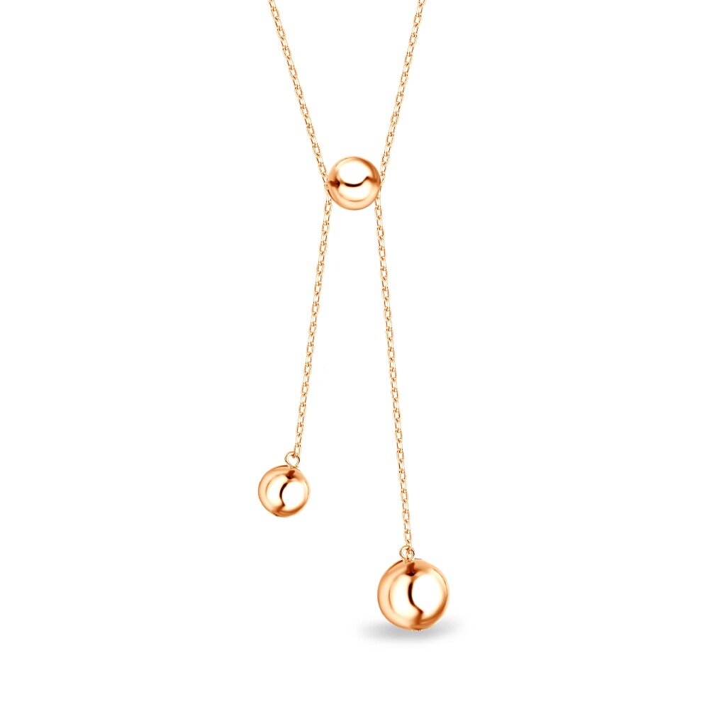 Колье, серебро, 925 проба, золочение