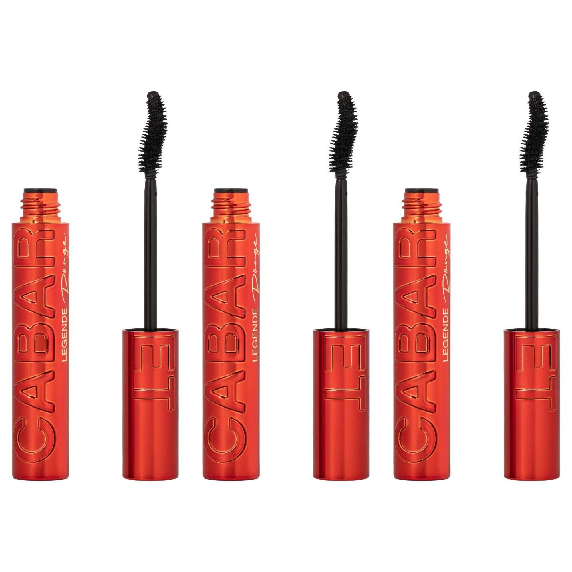 Тушь для ресниц Vivienne Sabo, cabaret legende, rougeс экстремальным объемом тон 01 черный, 3 шт