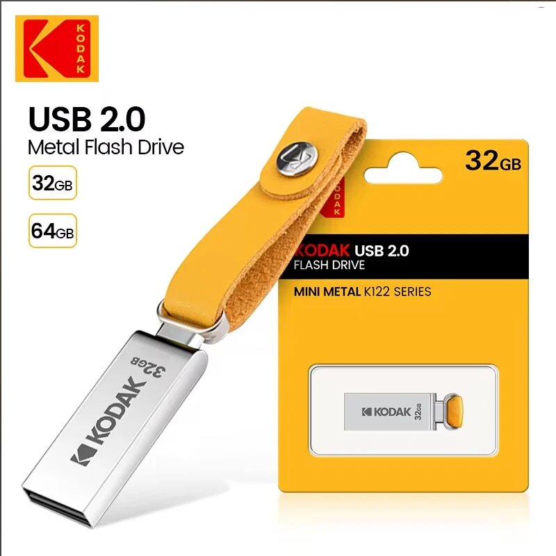 KODAK Водонепроницаемый флеш-накопитель 128 ГБ / 64 ГБ / 32 ГБ 32 GB