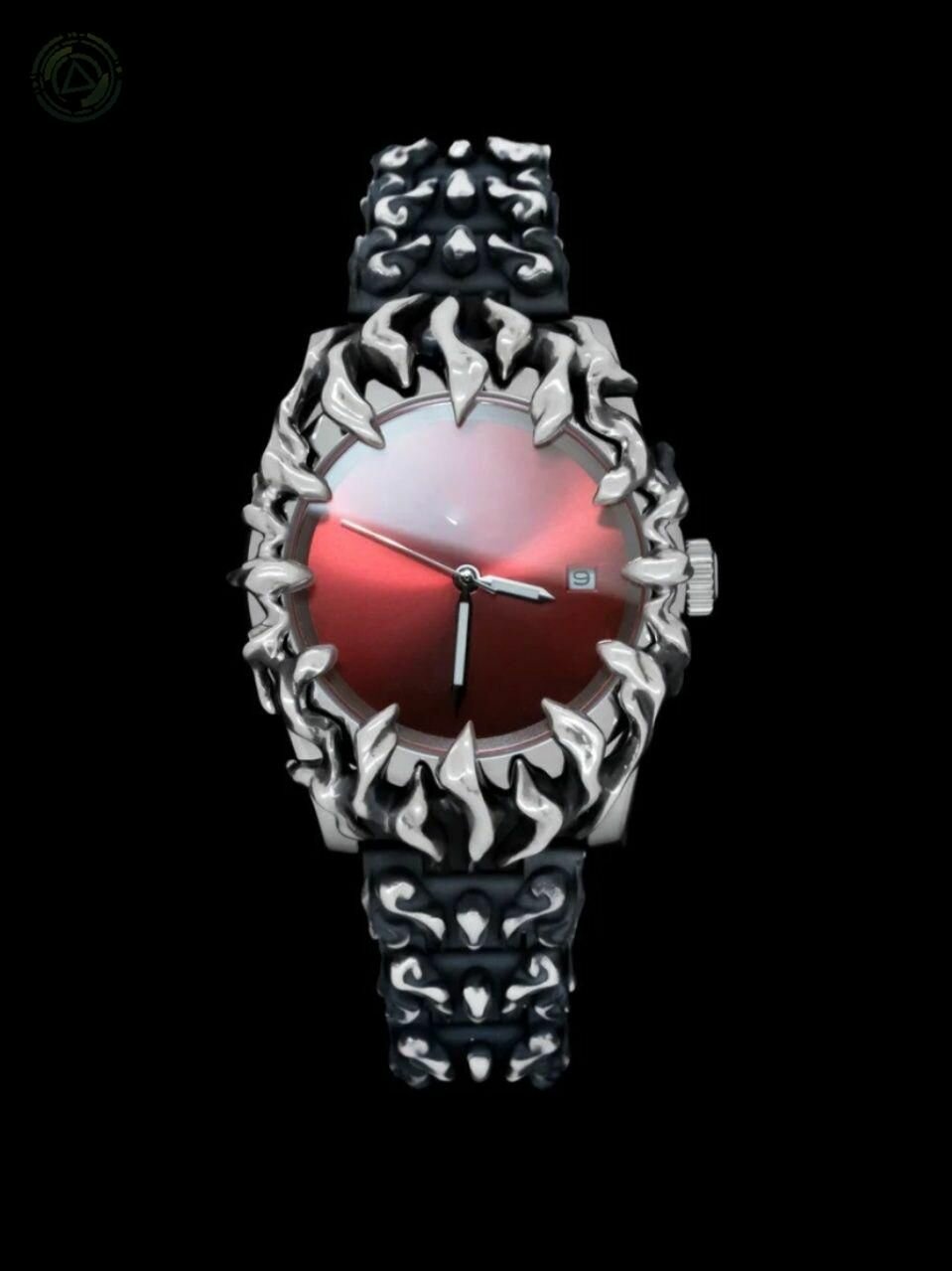 Наручные часы Claw watch alabaster высокого класса в стиле ретро (темно-зеленые)
