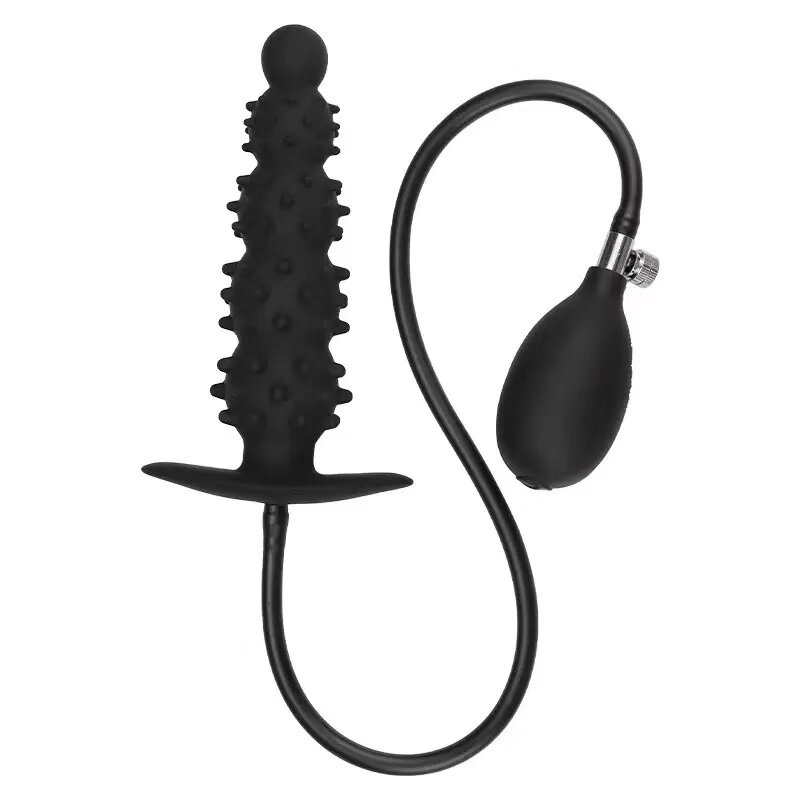 Двойная бусина надувная анальная пробка мужская и женская мастурбация игрушки для взрослых