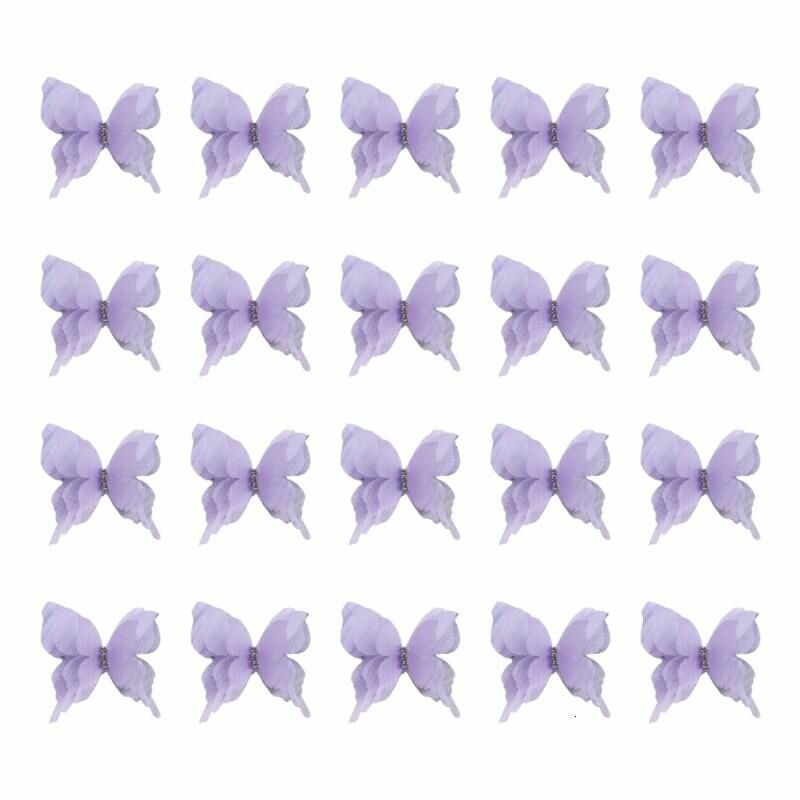 Вышитые аппликации бабочки, Фиолетовый